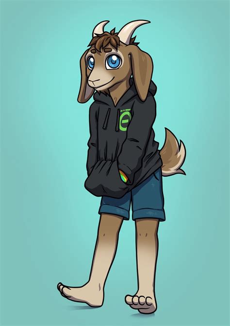 Bbooru Acequorthon Anthro Barefoot Blue Eyes Bottomwear Bovid
