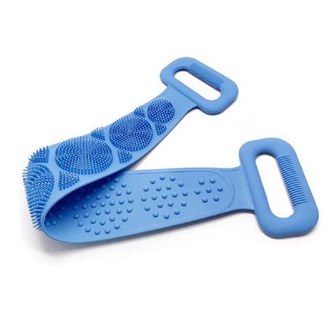 Đai Tắm Chà Lưng Silicon đai Cọ Lưng Massage Silicon Giao Màu Ngẫu