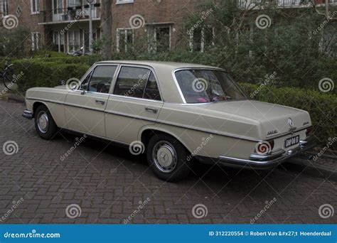 Mercedes Benz Classical 280 Se Car At Amsterdam The Netherlands 20 3 2024 Editorial Stock Image