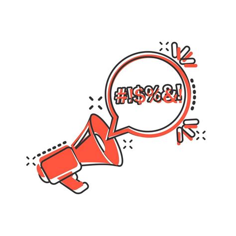 Shout Speech Bubble Icon In Comic Style Complain Vector Cartoon Illustration On White Isolated