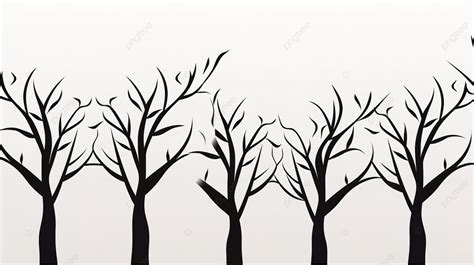 Contemporary Tree Pattern In Vector Eps Chic And Sleek Seamless Texture Background Abstract