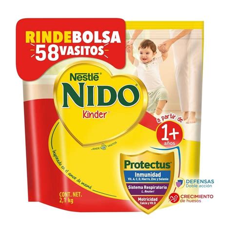 Alimento Para Niños Nido Kinder 1 A Partir De 1 Año 21 Kg Walmart