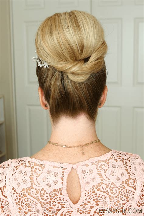 Braid Wrapped High Bun Missy Sue