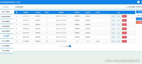 Python基于vue 高校科研管理系统python Vue运维管理平台 Csdn博客