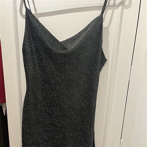 Urban Outfitters Patterned Silky Mini Dress Never Depop