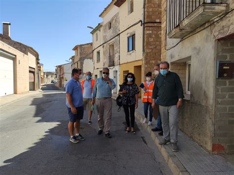 Chunta Aragonesista Inicio de las obras para la mejora de la travesía