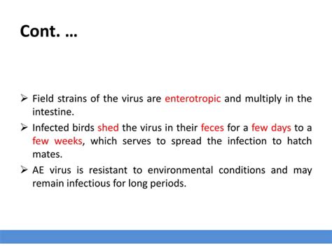 Avian Encephalomyelitis Ae