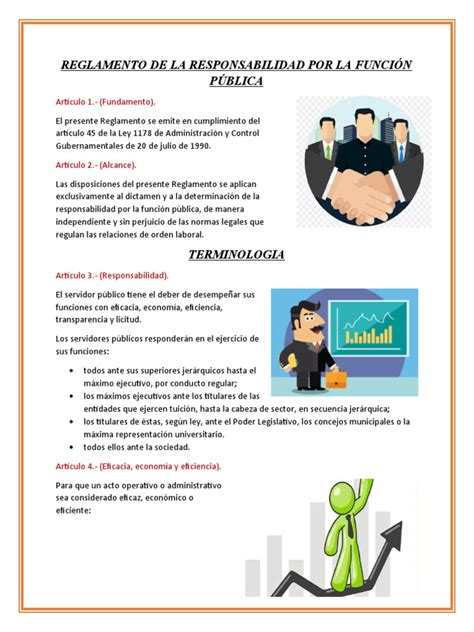 Reglamento De La Responsabilidad Por La Función Pública Tema 9 Pdf