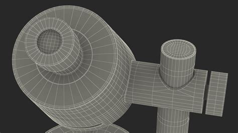 Stereoscopic Modern Microscope Blue 3d Model 34 3ds Blend C4d Fbx Max Ma Lxo Obj Free3d