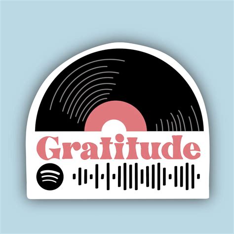 Record Spotify Code Sticker Vinyl Record Sticker Spotify Song Code