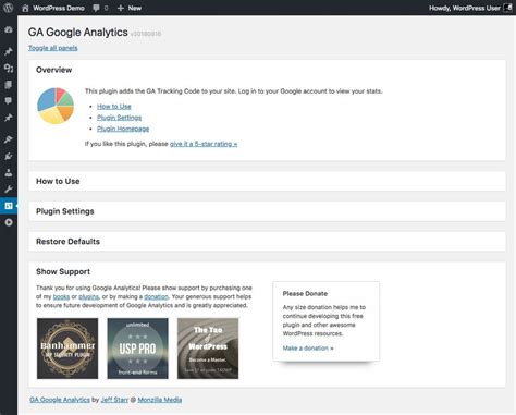 GA Google Analytics Para WordPress Descargar