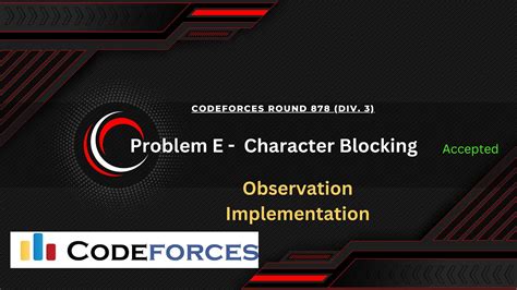Problem E Character Blocking Codeforces Round 878 Div 3