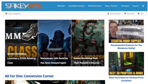 Spikey Bits Front Page