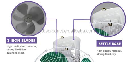 16 Inch 360 Degree Oscillating Ceiling Fan Orbit Fan Roof Fan With 3 As