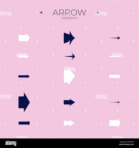 Premium Set Of Arrow Line Line Icons Collection Arrow Basic Ui