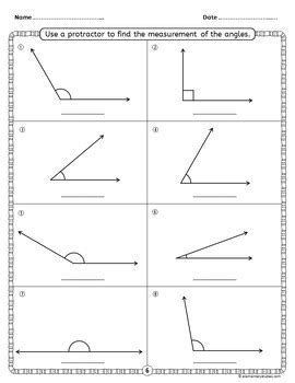 Measuring Angle With A Protractor Forlesslimo