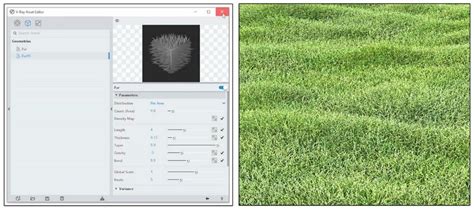 Creation Of Grass Material In The V Ray Rendering Engine Source Own Download Scientific