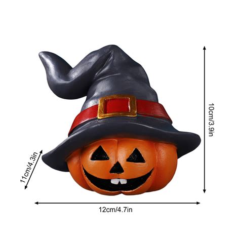 Halloween Pumpkin Decoration With Witch Hat Jack O Lantern Halloween