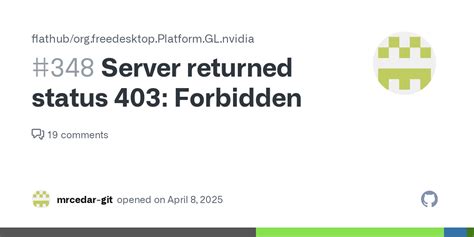Server Returned Status 403 Forbidden Issue 348 Flathub Org