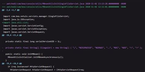 Oracle WebLogic Vulnerability CVE 2020 14750 Emergency Fix