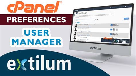 Edit User In User Manager Cpanel • Extilum Knowledgebase