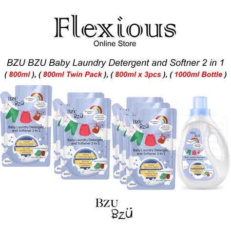 *BZU BZU* Baby Laundry Detergent and Softener 2 in 1 ( 800ml ), ( 800ml ...
