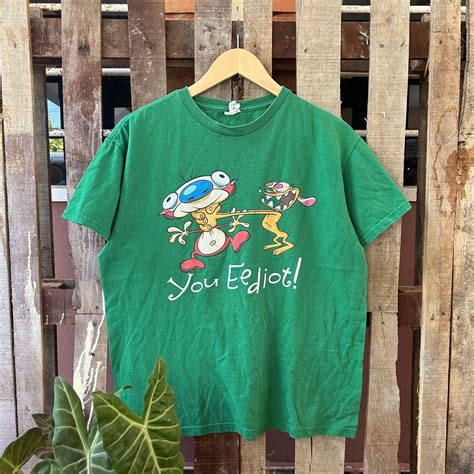 Nickelodeon × Vintage Vintage The Ren And Stimpy You Eediot Tee Grailed