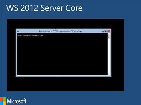 Windows Server 2012 Server Core