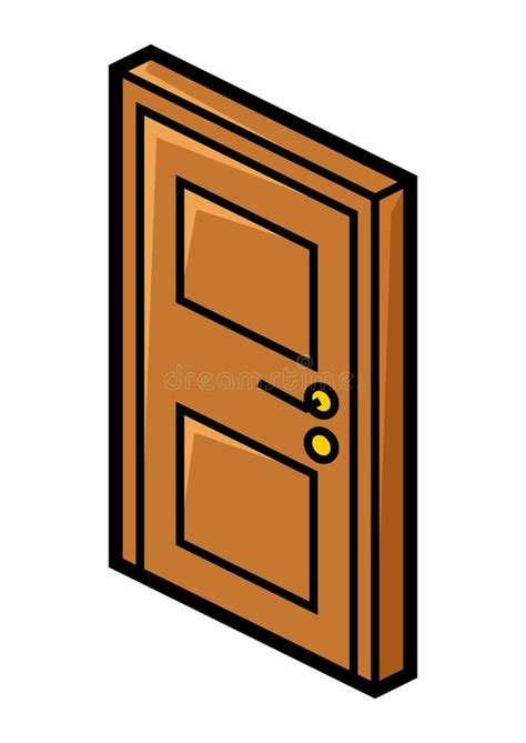 Door Icon In Isometry Style Repair Image For Website App Logo Ui