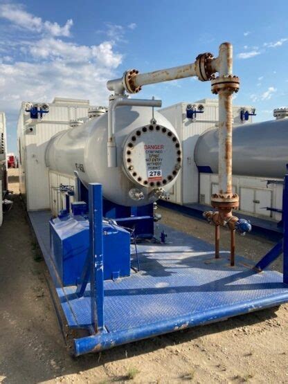 Fs055 Horizontal Frac Separator 54″id X 20′” 1440 Psi Roska Dbo
