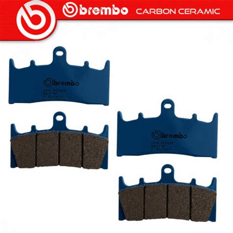 Set Beläge Bremse BREMBO Kohlenstoff Ceramic Vorne für Suzuki GSX 1400