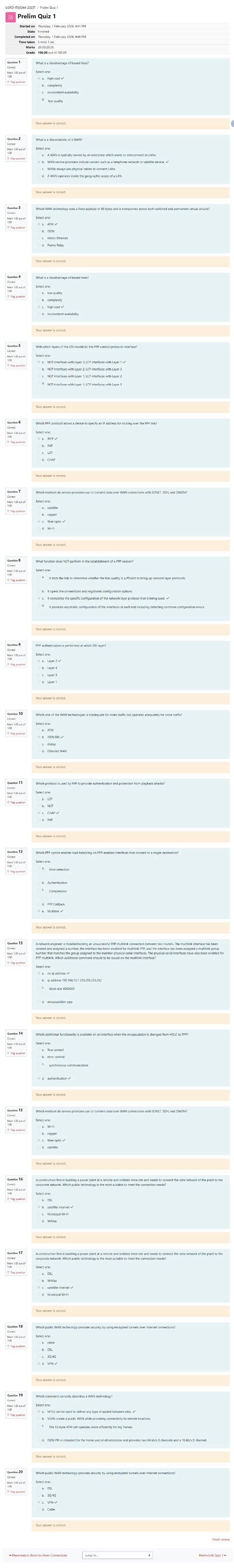 Prelim Quiz 1 Attempt Review Data Communication And Networking 4