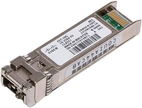SFP 10 G LR CISCO NETWORKING TRANSCEIVER MODULE GBIC SFP GBASE SMF