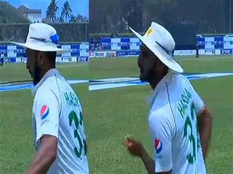 Hasan Alis Dance Moves During Day 1 Of Sl Vs Pak 1st Test Go Viral