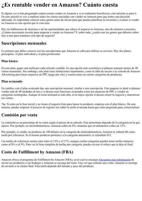 PPT Es rentable vender en Amazon Cuánto cuesta PowerPoint