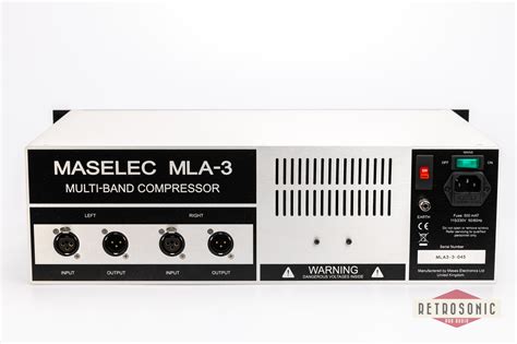 Maselec Mla3 Multiband Compressor