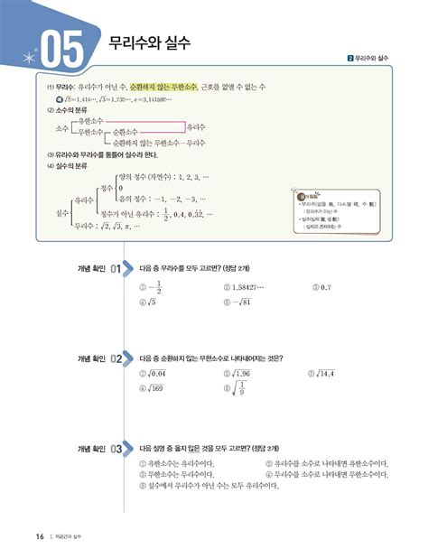 알라딘 미리보기 중학수학 절대강자 개념 유형 3 1 2024년용