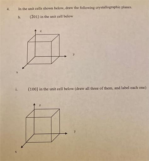 Solved Index The Crystallographic Directions Shown Above