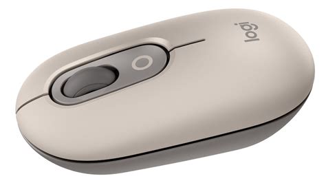 Logitech Pop Wireless Mouse With Emoji Button Function Mist Sand Harvey Norman