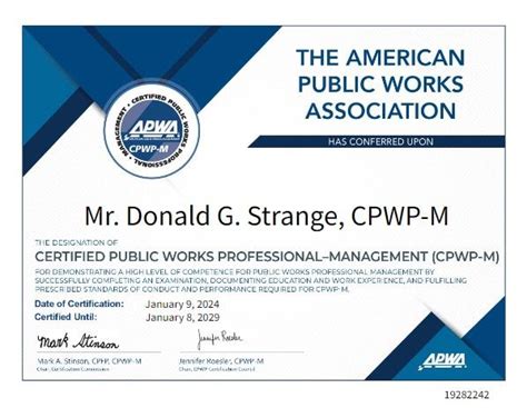 Happy To Share I Have Renewed My American Public Works Association