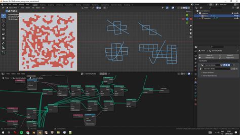 geometry nodes select random chunk of faces in the middle modeling