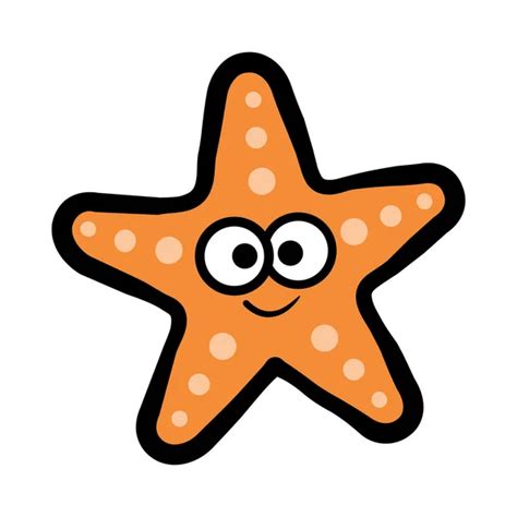Starfish Cartoon — Stock Vector © Rubynurbaidi 63350231