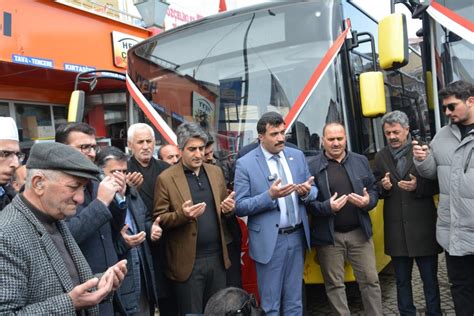 Sarıkamışta yeni otobüsler hizmete girdi