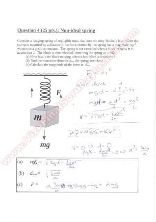 General Physics 1 Midterm Solutions Sayfa 4 Vize ve Final Soruları