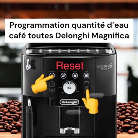 Comment réinitialiser une Delonghi Magnifica S Coffeediag