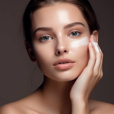Premium Photo Ai Generated Image Of Beautiful Girl Advertise Skin Care Protection