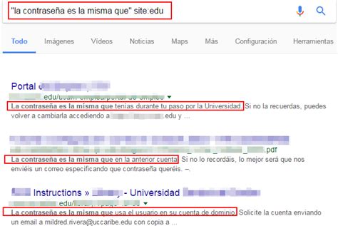 Hacking con buscadores II Preguntando las contraseñas a los