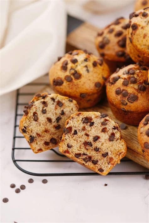 Vegan Chocolate Chip Muffins The Cheeky Chickpea