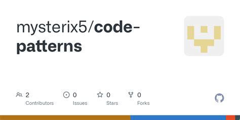 Github Mysterix5code Patterns
