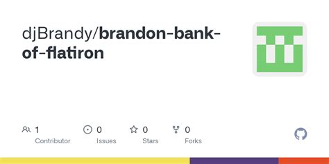 Github Djbrandy Brandon Bank Of Flatiron